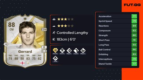 Steven Gerrard Ea Fc 26 Ratings Prices And Cards Futgg