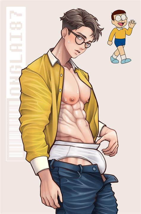 Rule 34 Abs Aged Up Big Pecs Blush Bulge Bulge Through Clothing Clothed Clothed Male Dark Hair