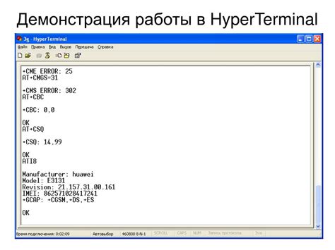 Windows Hyperterminal