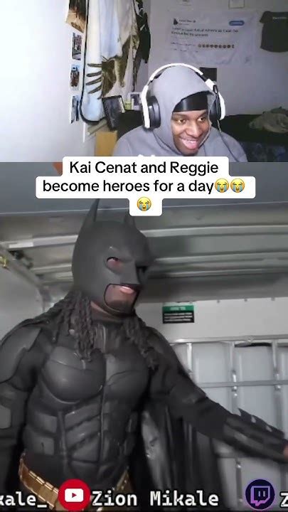 Kai Cenat And Reggie Become Heroes For A Day😭 Shorts Kai Batman