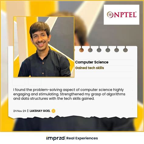 Lakshay Goel On Linkedin Nptel