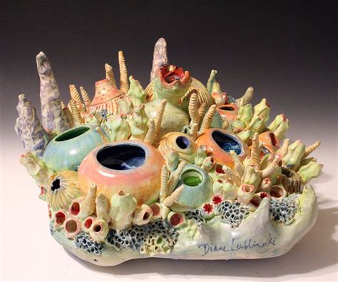 Coral Reef Sea Ocean Inspired Ceramic Wall Art Hanging 900 00 Via