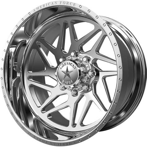 American Force Genesis Cc Ckh02 24x14 90mm Polished Tfs Wheels
