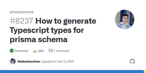 How To Generate Typescript Types For Prisma Schema · Prisma Prisma