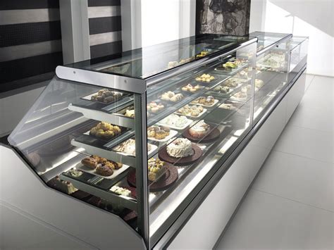 Refrigerated Counter Display Case For Pastry Shops For Bakeries