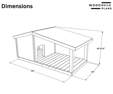 Diy Dog House Plan Luxury Wooden Doghouse Building Guide Pdf Download