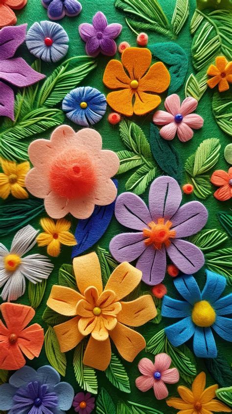 Wallpaper Felt Spring Art Backgrounds Premium Photo Rawpixel