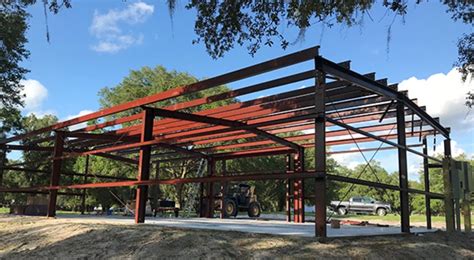 Red Iron Steel Buildings Titan Steel Structures