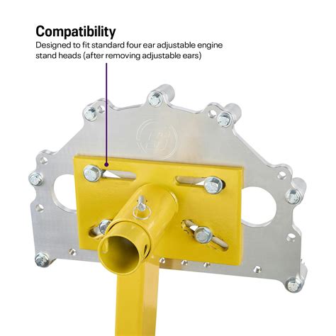 Blockdock™ Mopar Engine Stand Mount Adapter Plate Labrbhemi