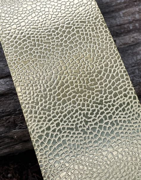 Bsp207 Patterned Brass Sheet 2 12 Wide By Fdjtool Fdj Tool