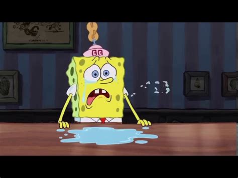 Spongebob Crying Youtube In The Spongebob Squarepants Movie 2004