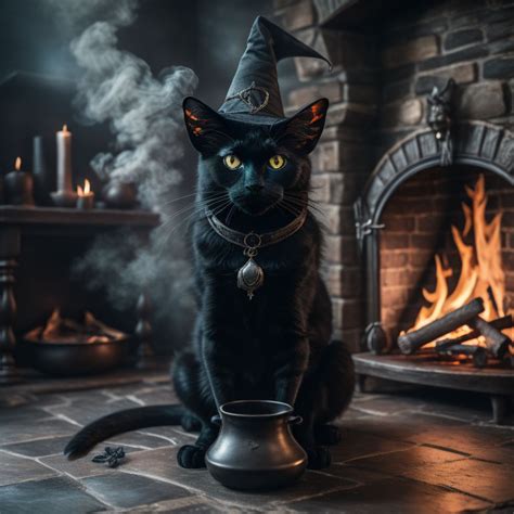 Witches Assistant Black Cat By Deezaster On Deviantart