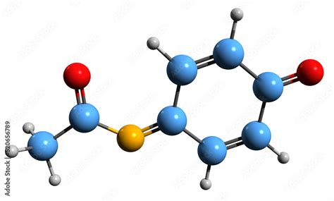 3d Image Of Napbqi Skeletal Formula Molecular Chemical Structure Of N