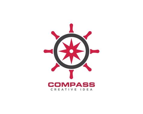 Compass Logo Design Vector Stock Vector By ©nano99 498390596