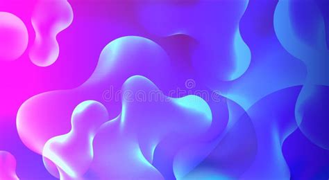Violet With Blue Color Background With Abstract Geometric Shapes Of