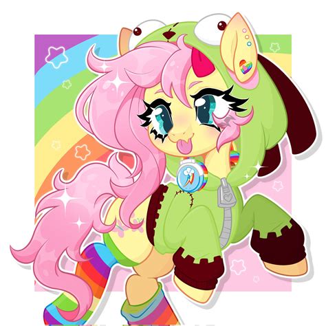 4028810 Safe Artist Amuandroid Character Fluttershy Oc Oc