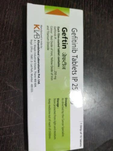 Gefitinib Tablets 250 Mg Wellfort Healthcare Llp At Rs 3900stripe In