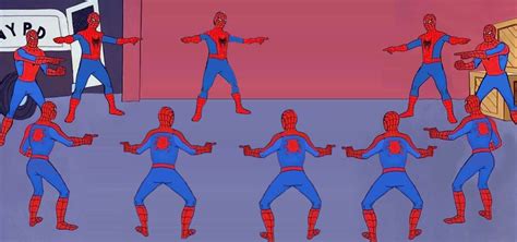 10 Spidermen Pointing Blank Template Imgflip