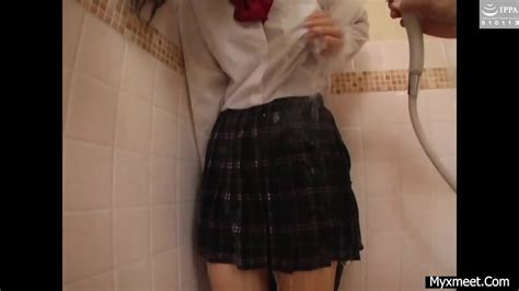 Bathing While Wearing A Uniform Wet Fetish Eporner