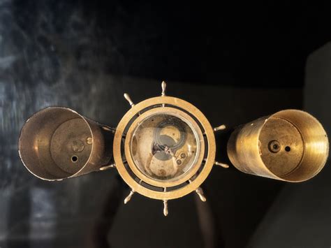 Vintage Solid Brass Nautical Ships Wheel Clock Parts Only Artofit