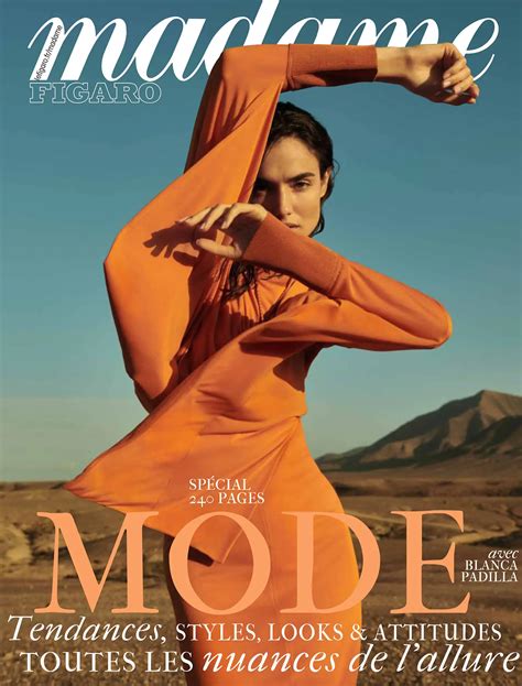 Blanca Padilla Covers Madame Figaro February 24th 2023 By Nicolas Valois Fashionotography
