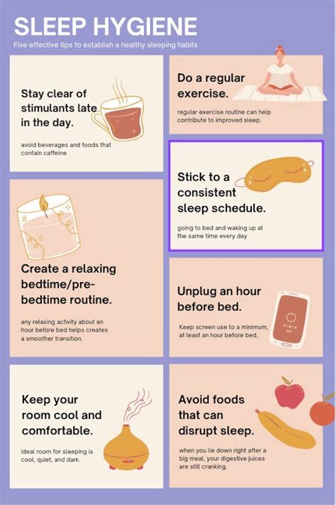Sleep Care Poster Printable Sleep Hygiene Insomnia Sleep Better Etsy
