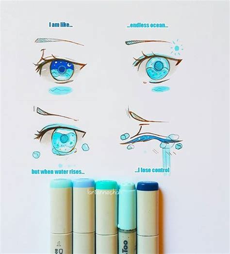 How To Draw Ocean Eyes