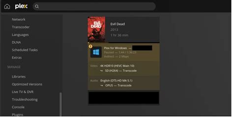 Migrated Plex From Windows To Docker On A New Pc And It Isnt Using