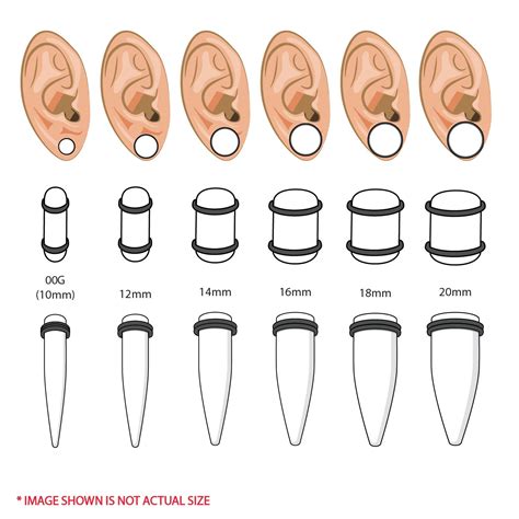 Plugs Gauges Sizes Chart