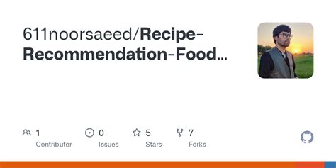Recipe Recommendation Food Recommendation Python Machine Learningapppy At Main · 611noorsaeed