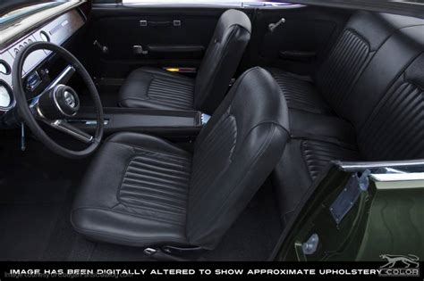 Interior Seat Upholstery Vinyl Xr7 Black Complete Kit Repro