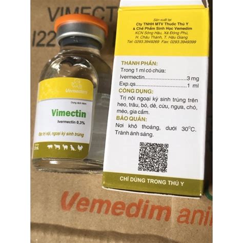 Mua Vimectin Ghẻ ở Chó Mèo Thỏ Vật Nuôi đủ Dung Tích 5ml20ml100ml