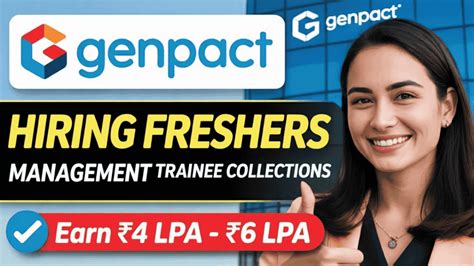 Genpact Management Trainee Collections Fresher Hiring
