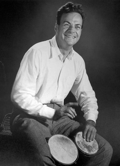 Richard Feynman Playing The Bongo Drums Richard Feynman Physicists
