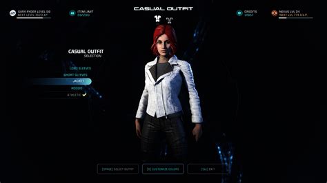 Ryders Wardrobe Overhaul At Mass Effect Andromeda Nexus Mods And