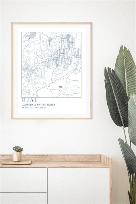 Ojai Map California