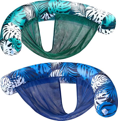 Sloosh Pool Floats Chairs Adult 2 Packs Inflatable Noodle Chair With