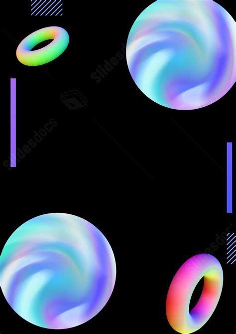 Simple Holographic Texture In Black Page Border Background Word