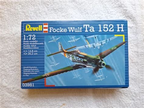 Revell Focke Wulf Ta 152 H Aircraft Model Kit 1 72 Scale 03981 £9 99