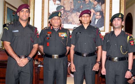 Dhoni Bindra Commissioned Honorary Lt Colonels