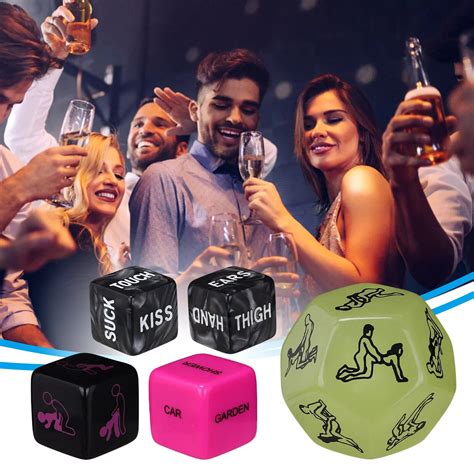 5 Pcs Adult Love Dice Sex Position Funny Game Foreplay Toy Set Lover