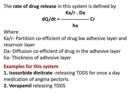 Transdermal Drug Delivery Systems Tdds Pptx