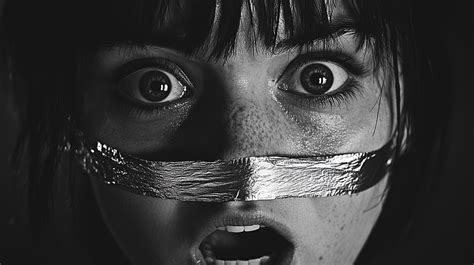 Free Startled Duct Taped Woman Image Startled Woman Duct Tape