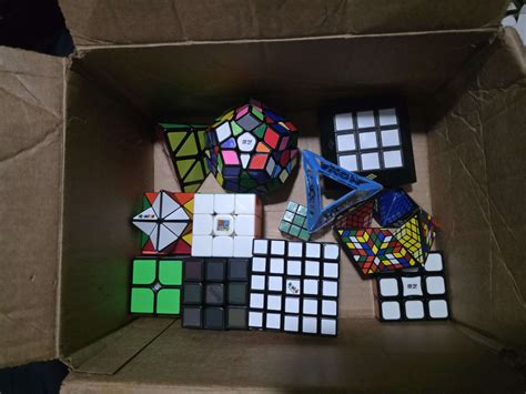Rubiks Puzzle Cube Lot 5x5 Phantom Cube 1x3x3 Prymainx Megaminx