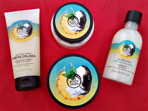 Pinita Colada Range From The Body Shop The Body Shop Colada Body Treat