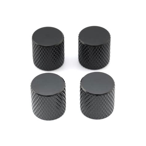 Musiclily Metric Metal Flat Top Knurled Control Knobs For Electric