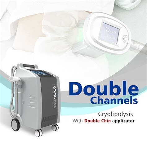 Freezing Cryolipolysis Chin Treatment Double Cryo Machine 4 Handles