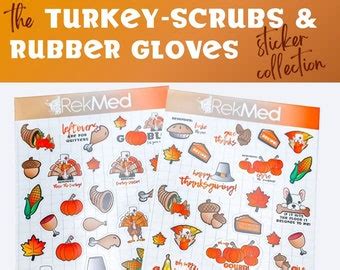 Turkey Scrubs Rubber Gloves Etsy