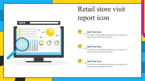 Retail Store Visit Report Icon Ppt Sample