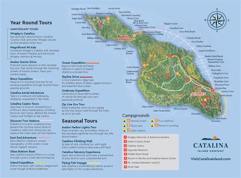 Maps Of Avalon And Catalina Island Visit Catalina Island